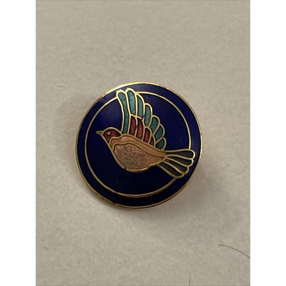 Jewelry | Cloisonn Blue Bird Pin Bv5 | Poshmark